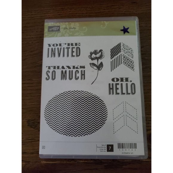 Stampin' Up! | Office | Stampin Up Oh Hello 3733 Retired Stamp Set ...